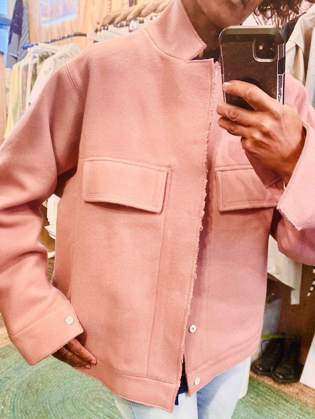 Kibbe trucker jacket – YESAET