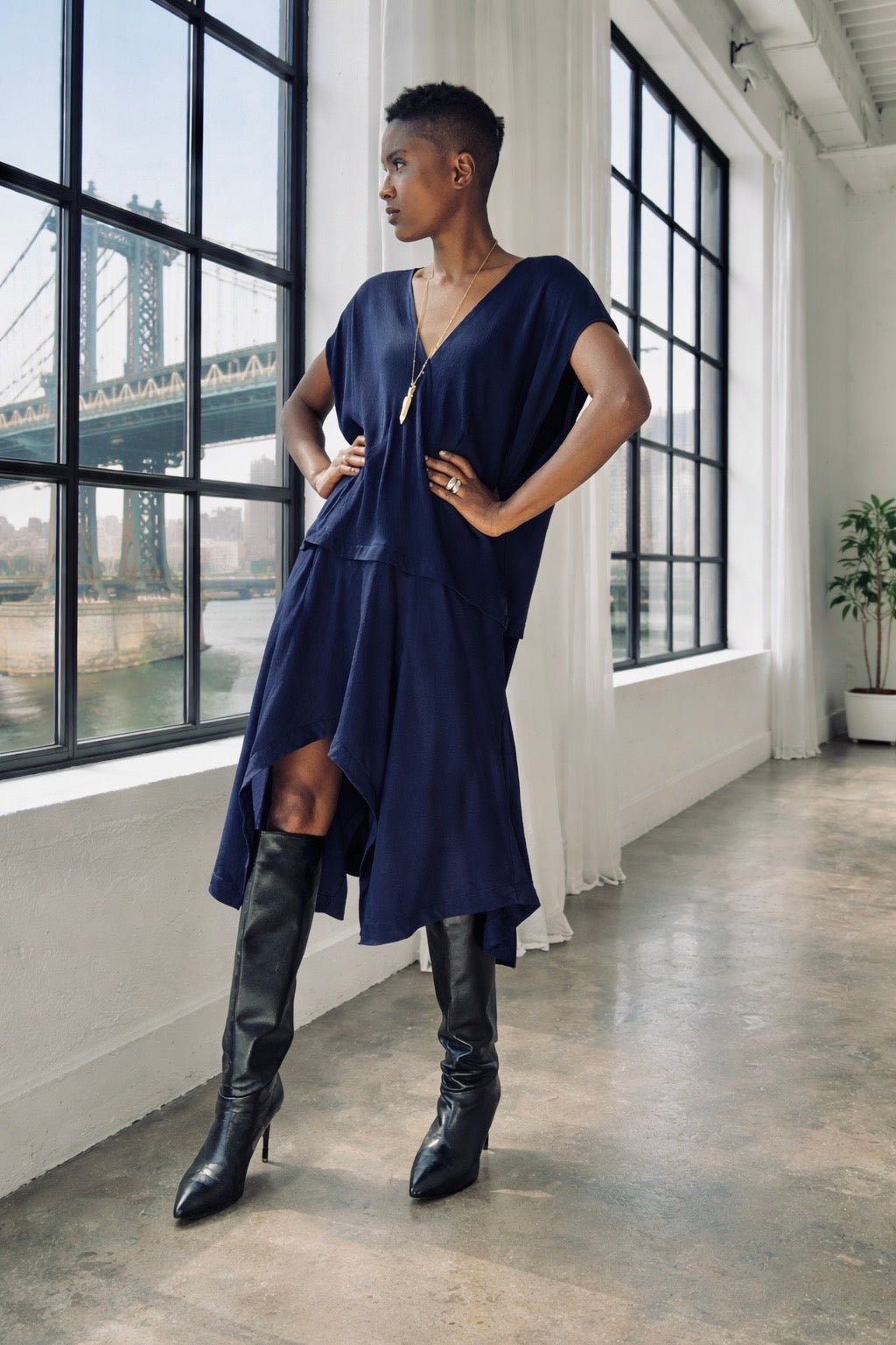 Mebrat Silky dress – YESAET